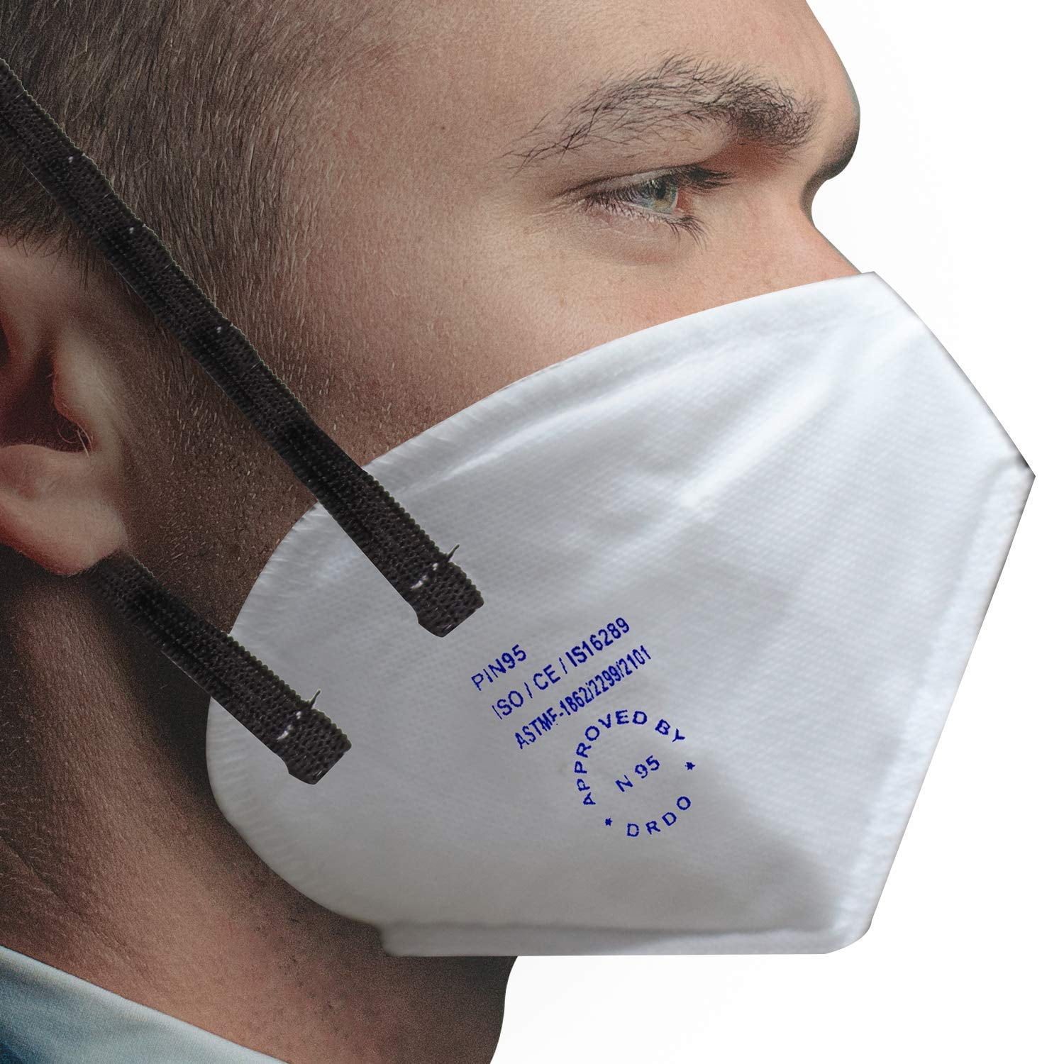 ORILEY ORGANIC PIN95 DRDO Approved Face Mask with Breathing Valve for ...