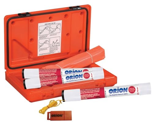 Orion 234 Handheld Marine Safety Flares Kit, Coast Guard Approved for ...