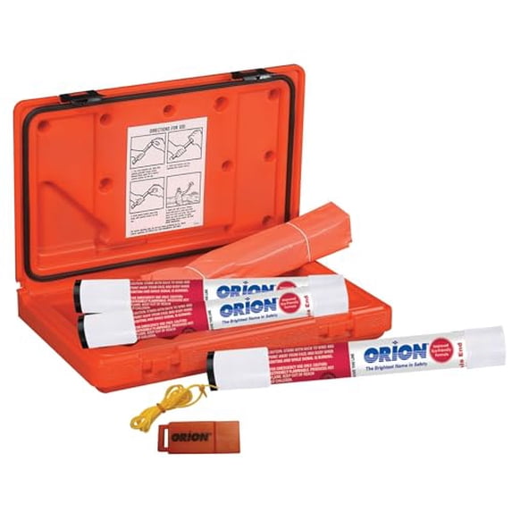 Orion 234 Handheld Marine Safety Flares Kit, Coast Guard Approved for ...