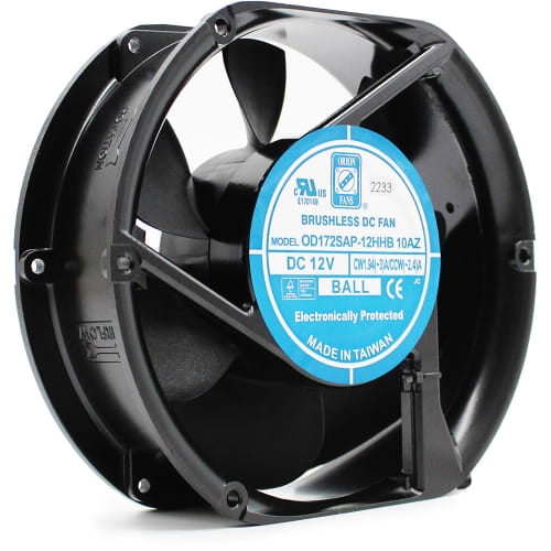 ORION FANS OD172SAP-48HHB10AZX, DC Fan,48V 172 x 150 x 51mm,Reversible ...
