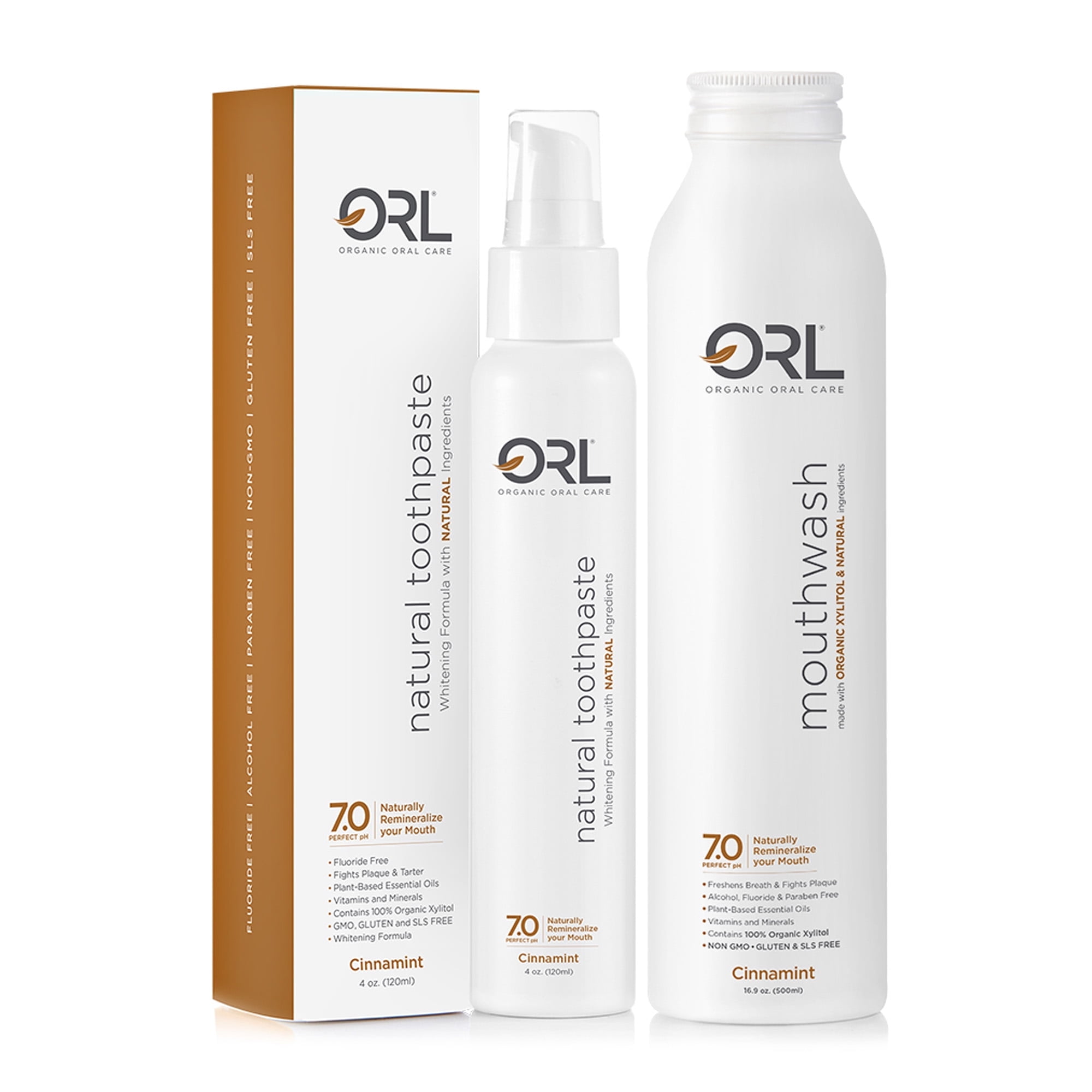 ORL - Cinnamint Mouthwash & Toothpaste Bundle - Walmart.com