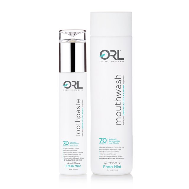 ORL - Fresh Mint Mouthwash & Toothpaste Bundle - Walmart.com