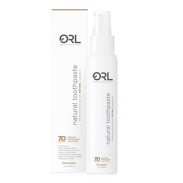 ORL Natural & Organic AIF9 Toothpaste - Uniquely Formulated to Clean ...