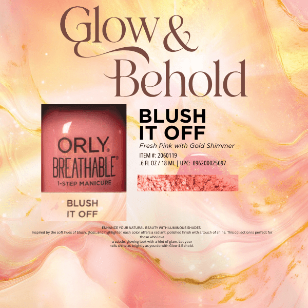 ORLY Breathable Nail Lacquer Blush it Off .6 fl oz #2060119 - Walmart.com
