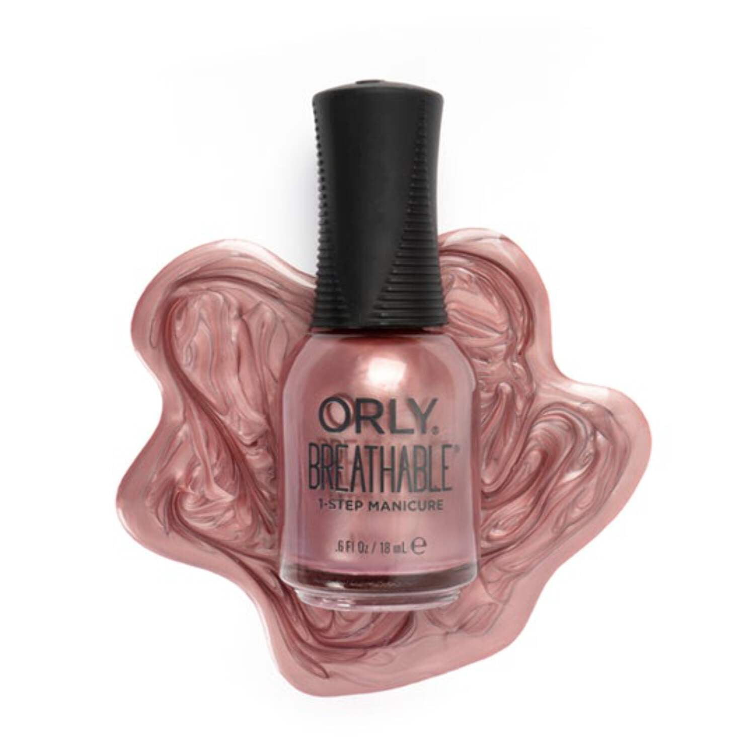 Orly Breathable Nail Polish Treatment + Color Pinky Promise - .6 oz ...