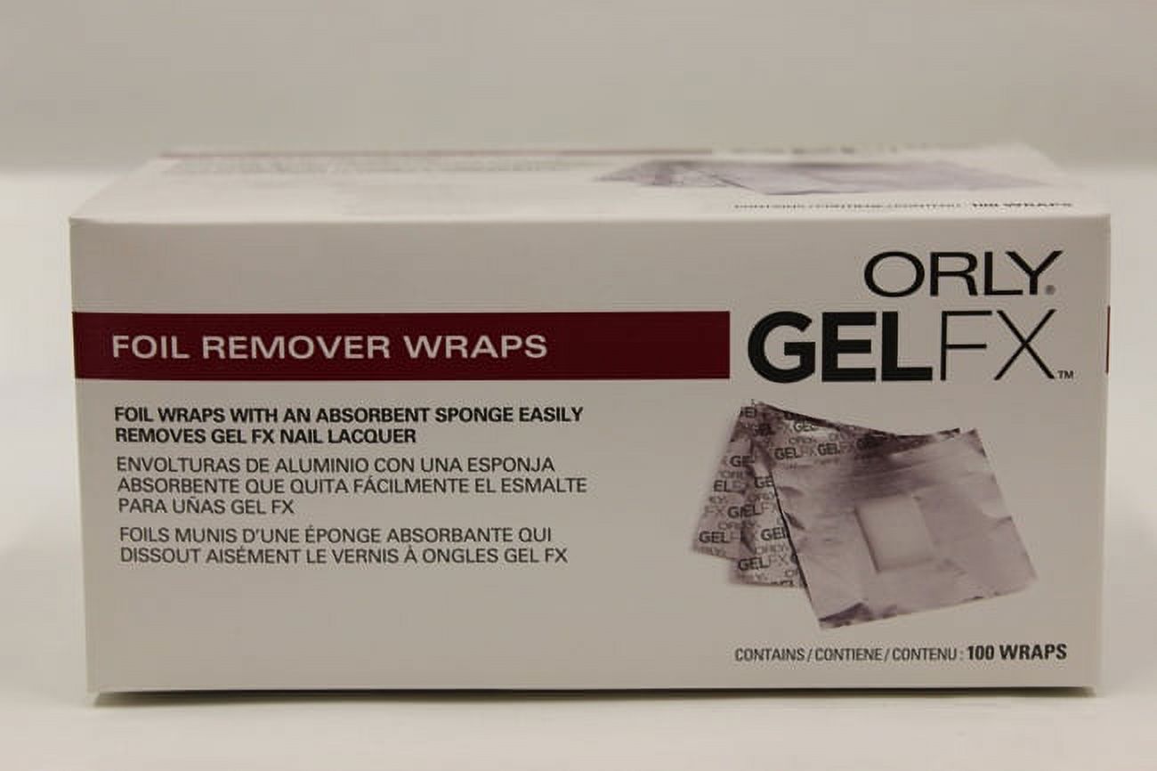 ORLY- Nail Lacquer Remover Wrap - 100pk Foil Remover Wraps - Walmart.com
