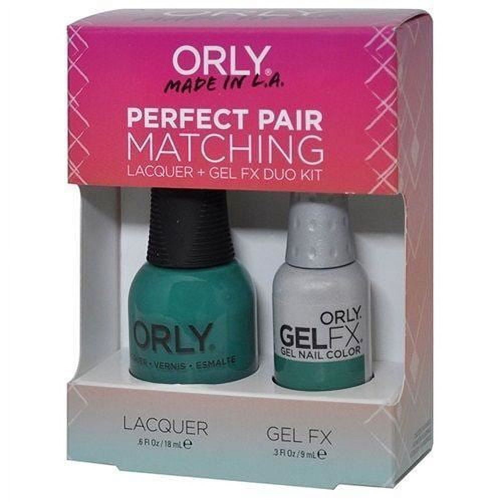 ORLY Perfect Pair Nail Polish + Gelfx Duo Kit Green With Envy - Walmart.com
