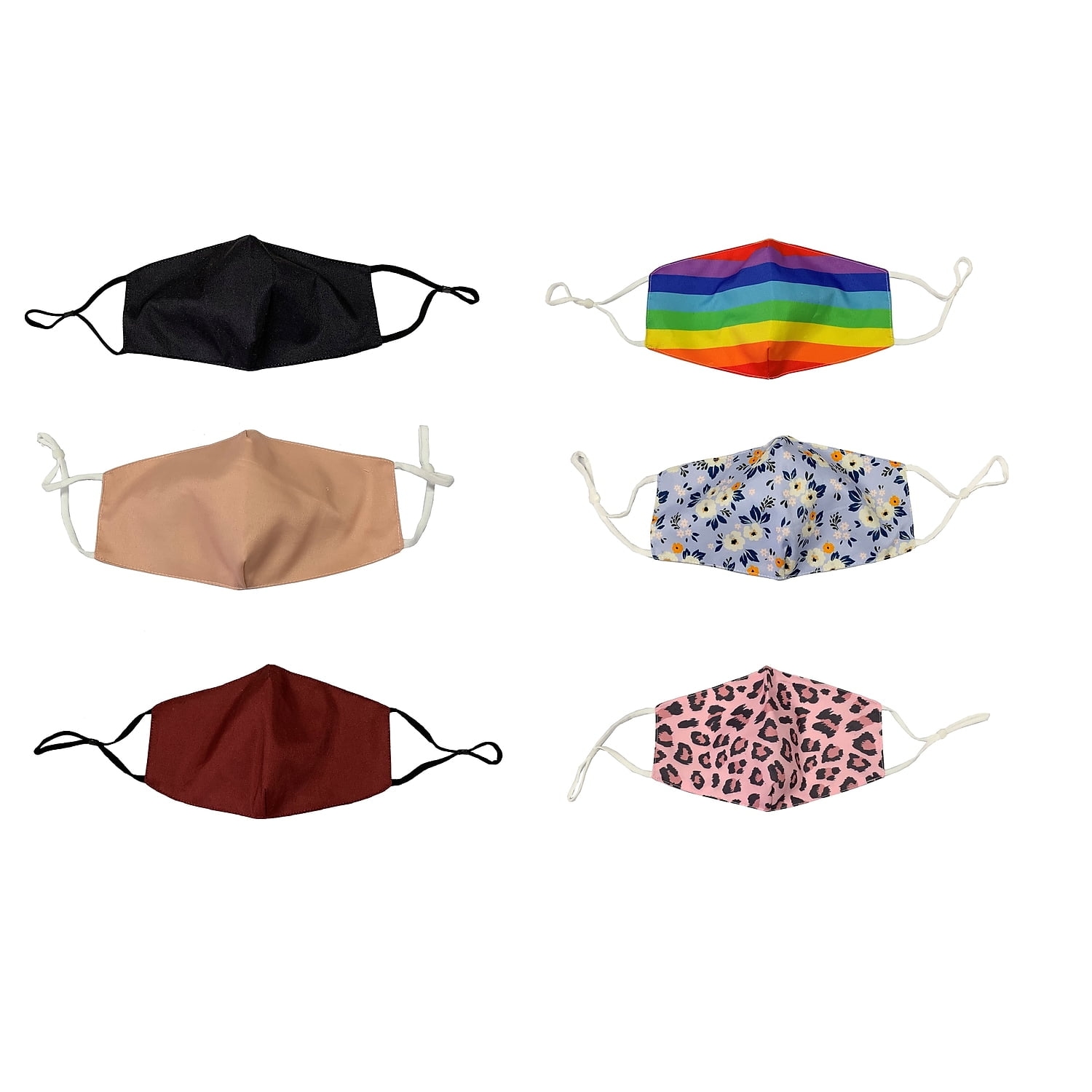 ORLY Reusable Cloth Face Masks Elastic Strap Designs HB-0024-S-MS ...
