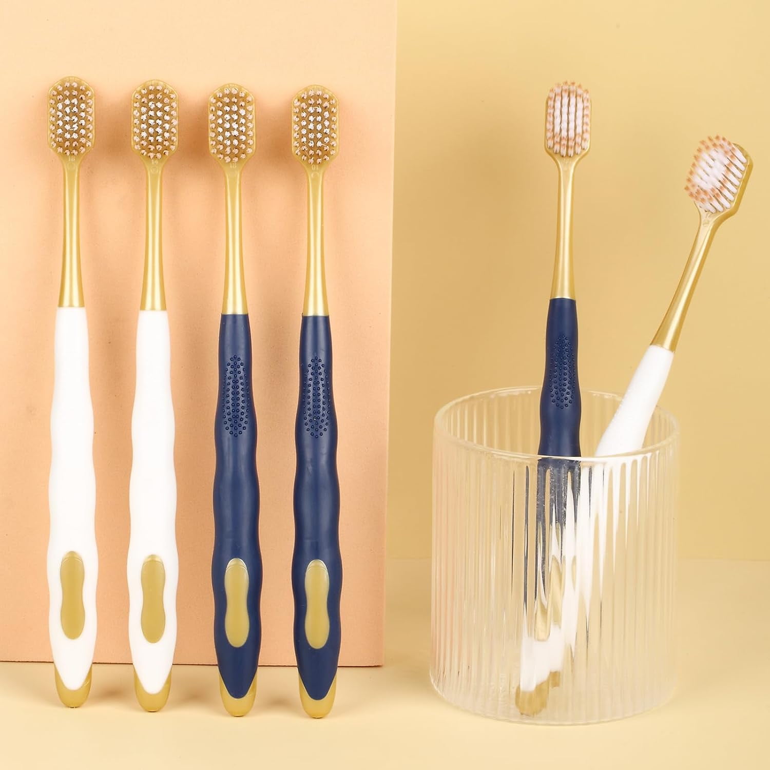 ORMARKET Adult Wide Head Soft Hair Toothbrush, Manual Toothbrush ...