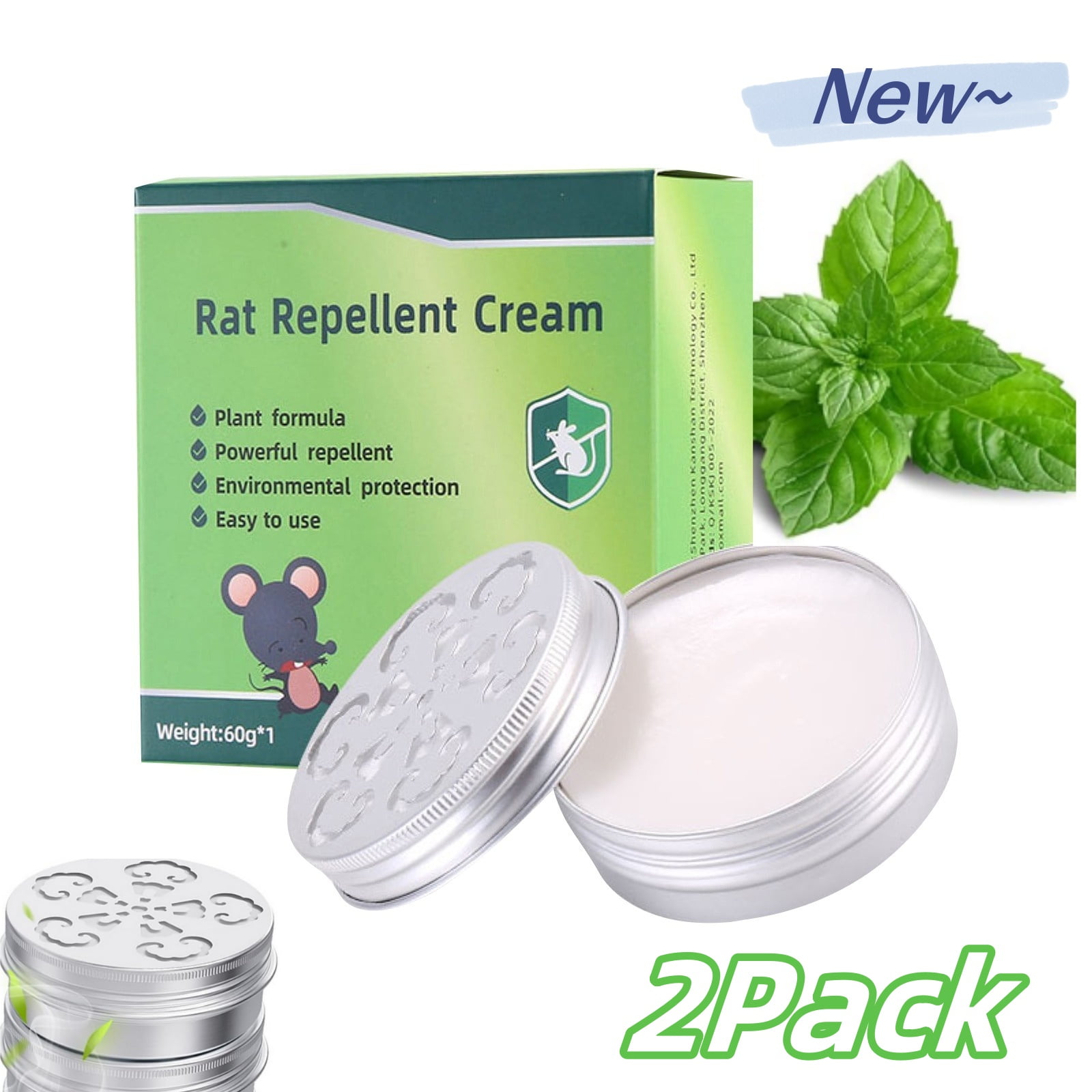 ORMARKET Natural Rat Repellent Cream Effective Rodent Deterrent with ...