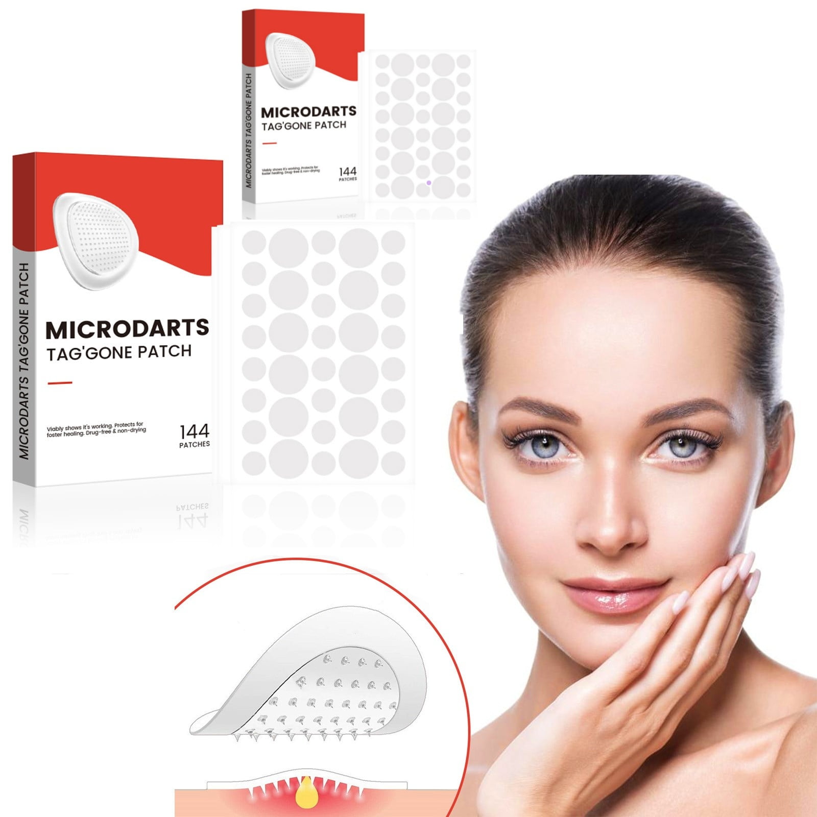 ORMARKET Pimple Patches for Face(144 Patches),Pimple Stickers for ...