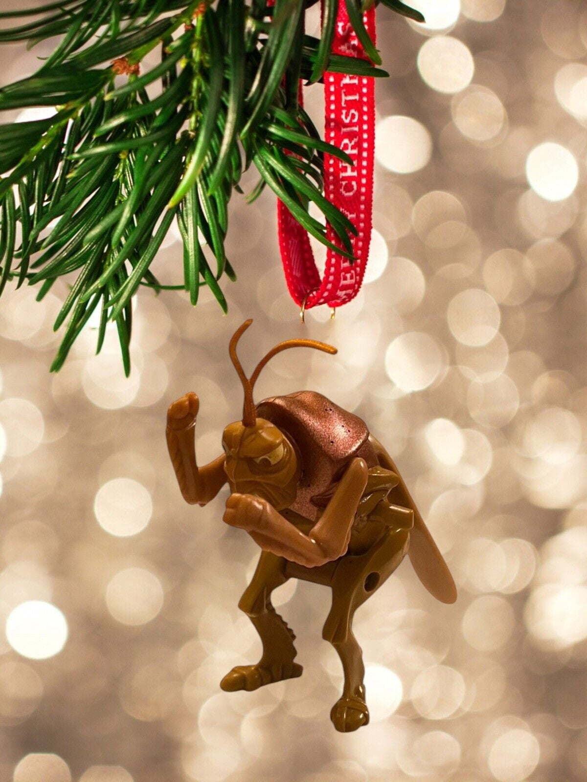 ORNAMENT 1998 Disney Pixar A Bug's Life Wind-Up Hopper Figure 3 ...