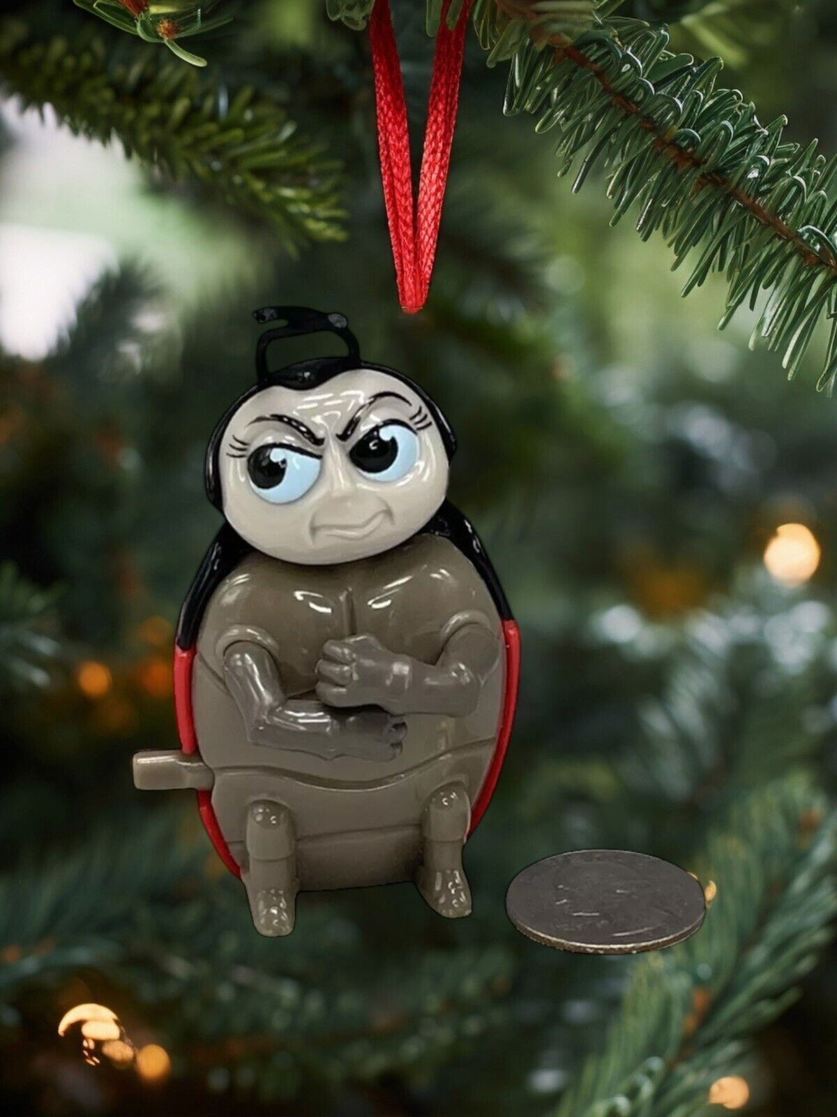 ORNAMENT A Bugs Life Ladybug Francis Disney Windup 1998 Insect Bug Figure Charm - Walmart.com