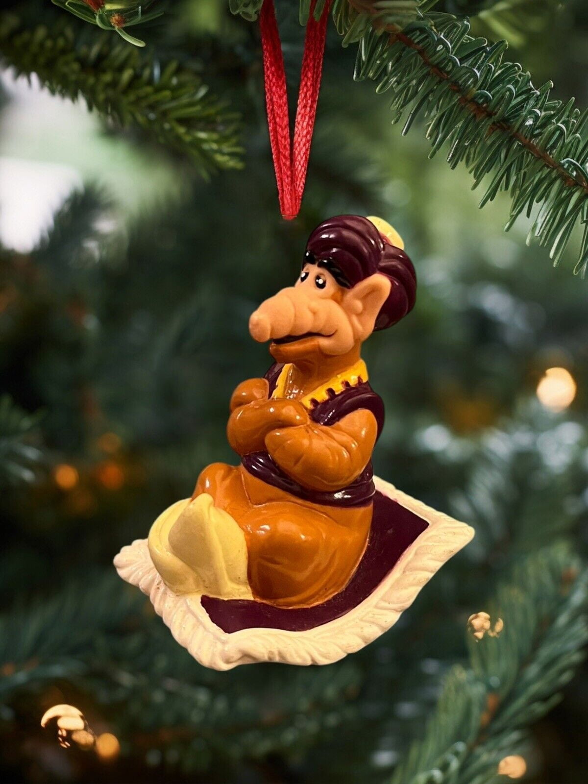 ORNAMENT Alf Genie Magic Carpet Collectible Figure Figurine Charm 3 ...