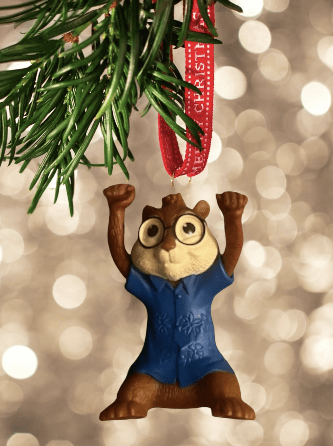 ORNAMENT Alvin & the Chipmunks Squeakquel Simon Figure Figurine Charm ...