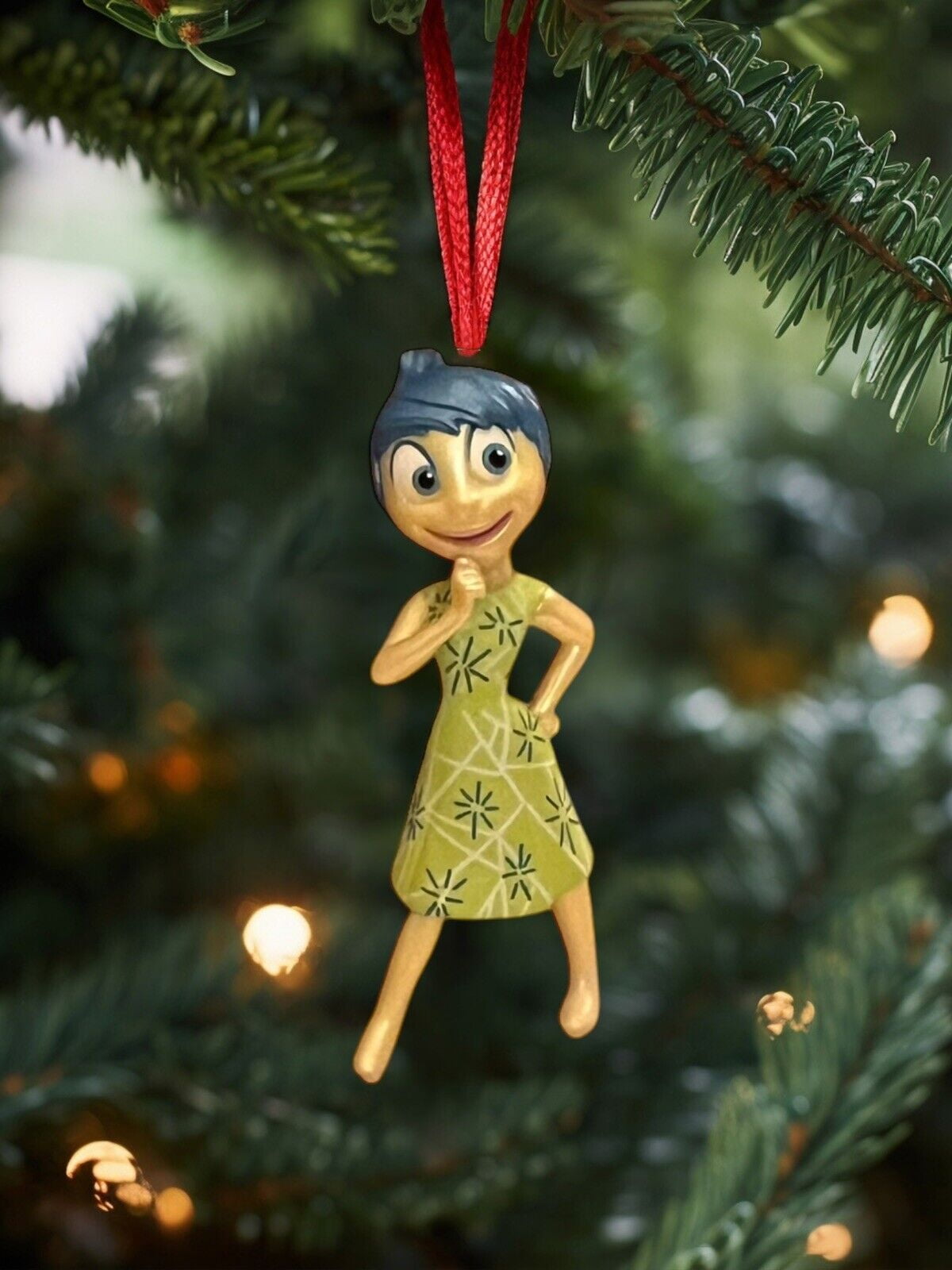 ORNAMENT Disney Joy PVC Figure 3” Figurine Dangler Charm Inside Out ...