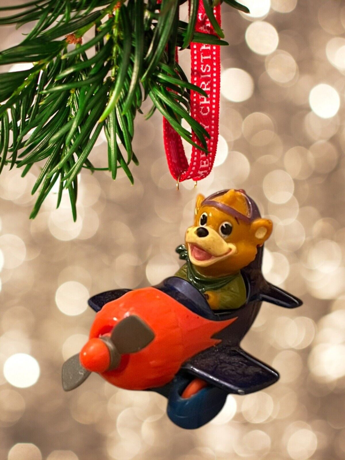 ORNAMENT Disney TaleSpin Kit Cloudkicker in Metal Airplane 2” Figure ...