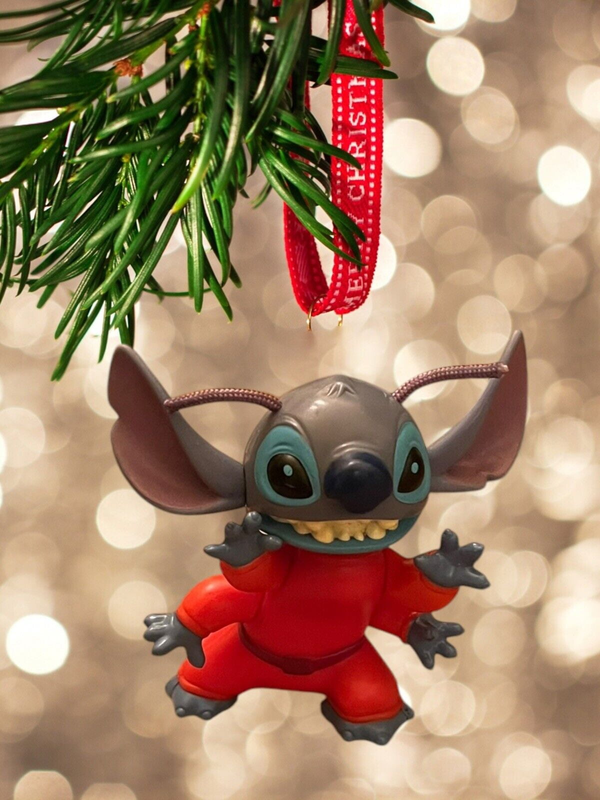 ORNAMENT Experiment 629 Leroy Red Stitch Alien Dog 3” Figure Figurine ...