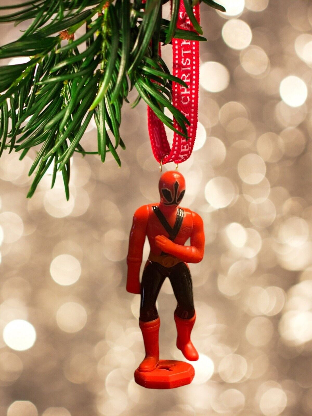 ORNAMENT Jayden Red Ranger 3.5" Figure Power Rangers Samurai Figurine ...