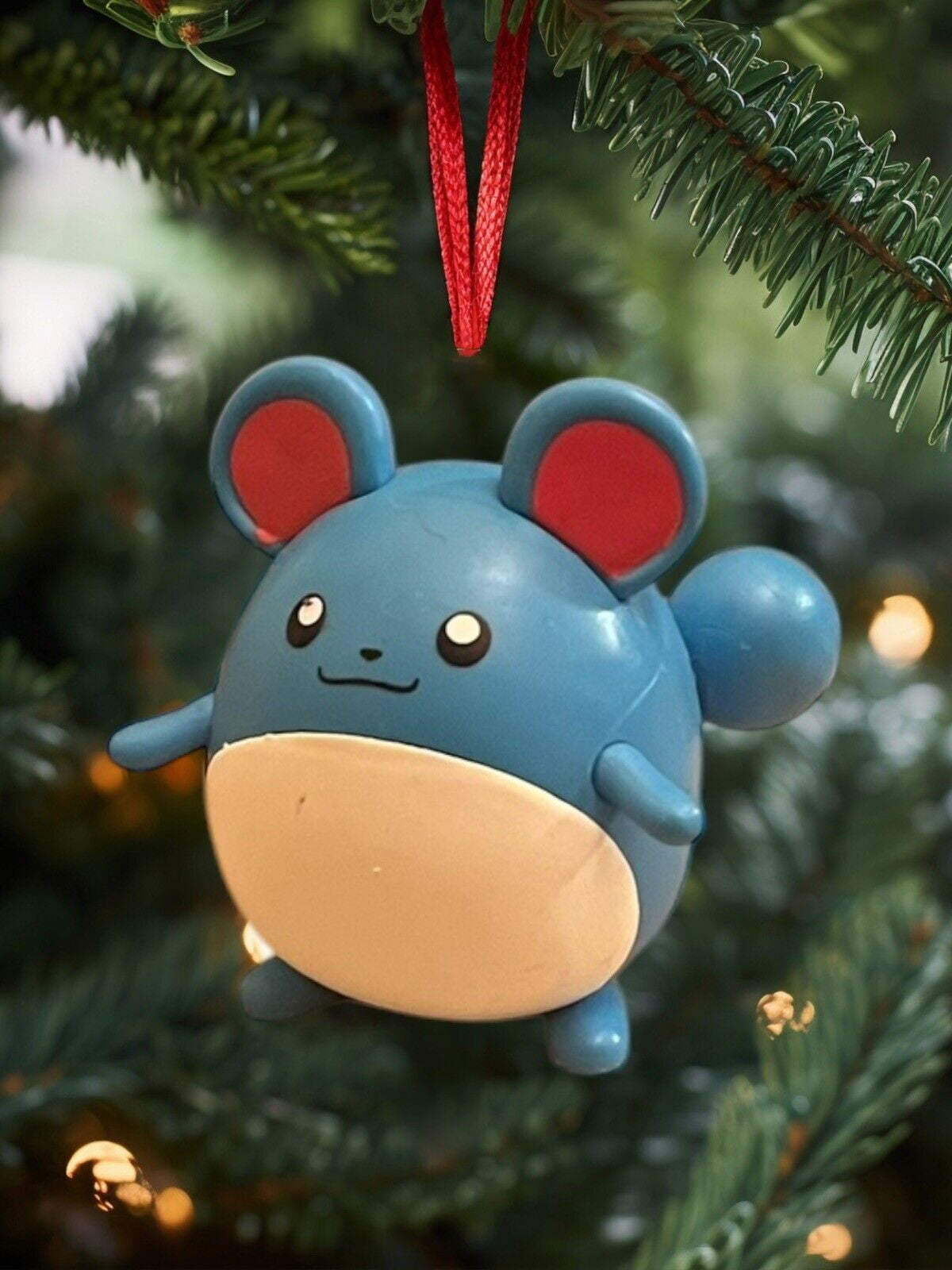 ORNAMENT Pokemon Marill Nintendo Figure Rare Tomy Official 1.5 ...