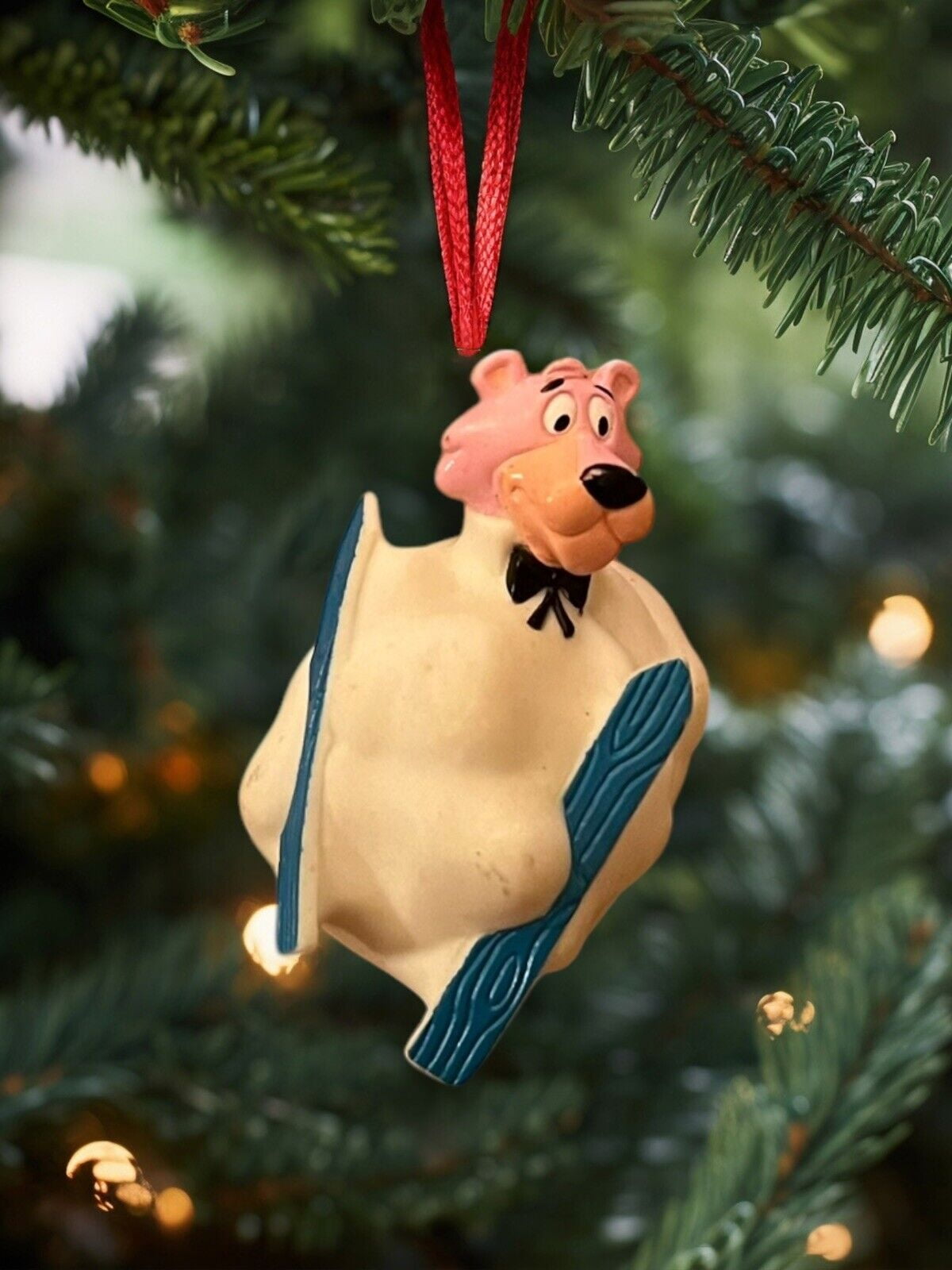 ORNAMENT Snagglepuss 3.5” PVC Figure Wacky Racers Dicky Dasterdly Yogi ...