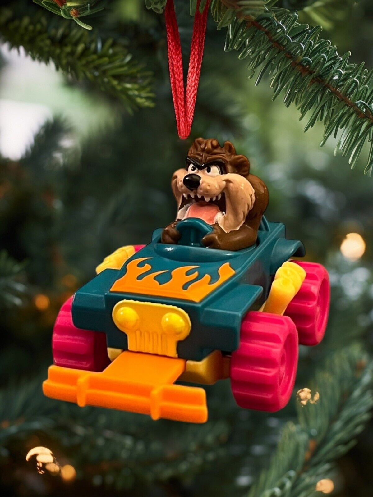 ORNAMENT Taz Tasmanian Devil Quack Up Car Sportster Figure Figurine ...