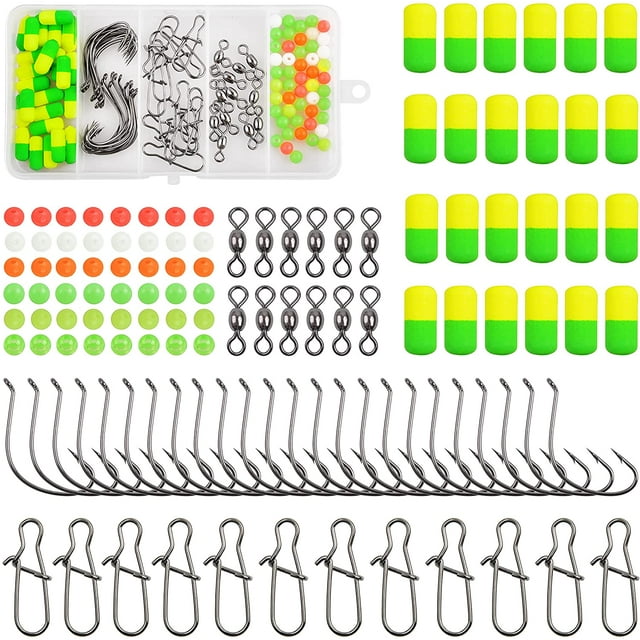 OROOTL 120pcs Surf Fishing Pompano Rigs Kit DIY Making Kit Fishing Rig ...