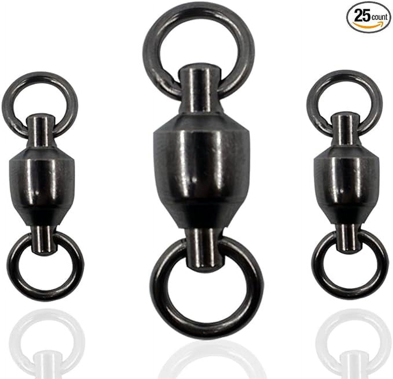 OROOTL Ball Bearing Swivels Fishing, 25pcs Barrel Swivels Fishing ...