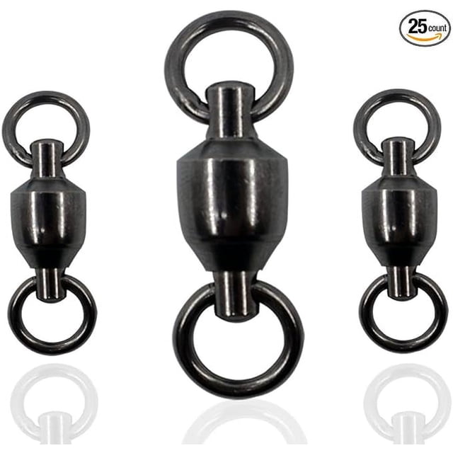 OROOTL Ball Bearing Swivels Fishing, 25pcs Barrel Swivels Fishing ...