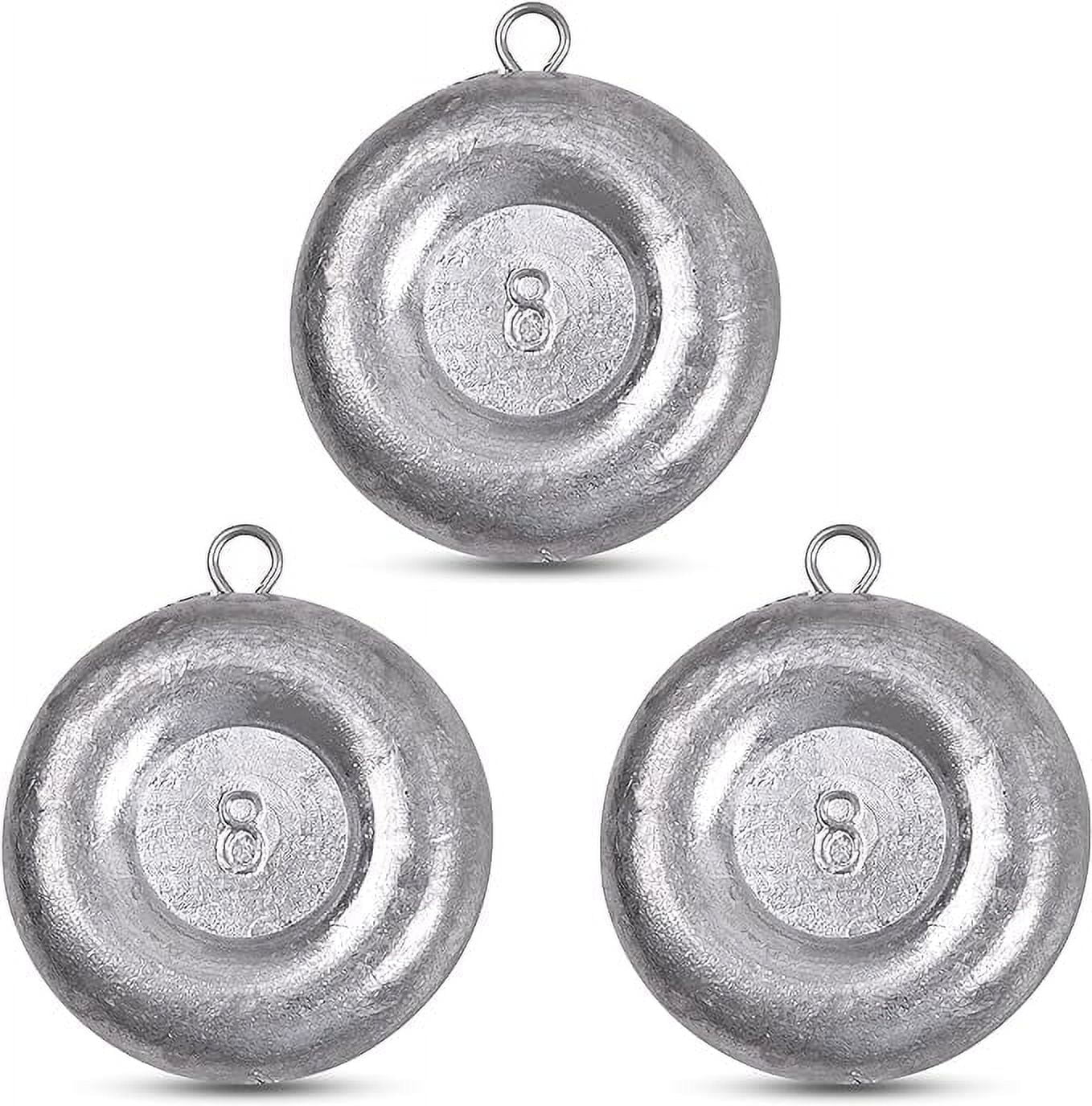 OROOTL 3pcs Disc Sinkers Fishing Weights,Coin Sinkers Weights Saltwater ...