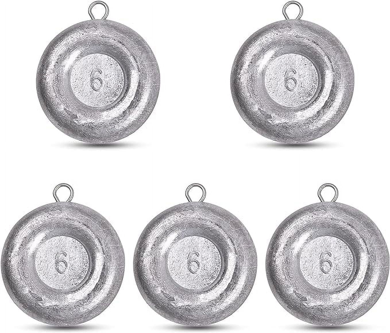 OROOTL Disc Sinkers Fishing Weights,Coin Sinkers Weights Saltwater Surf ...