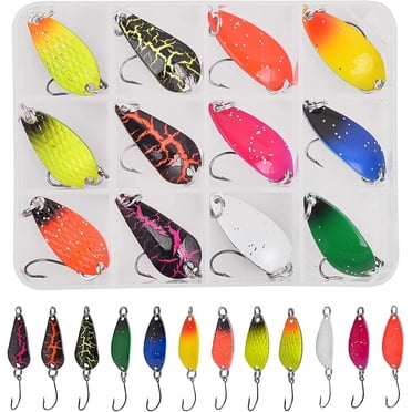 OROOTL Blade Baits Fishing Lures Kit, Metal Spinner for Bass, Walleye ...