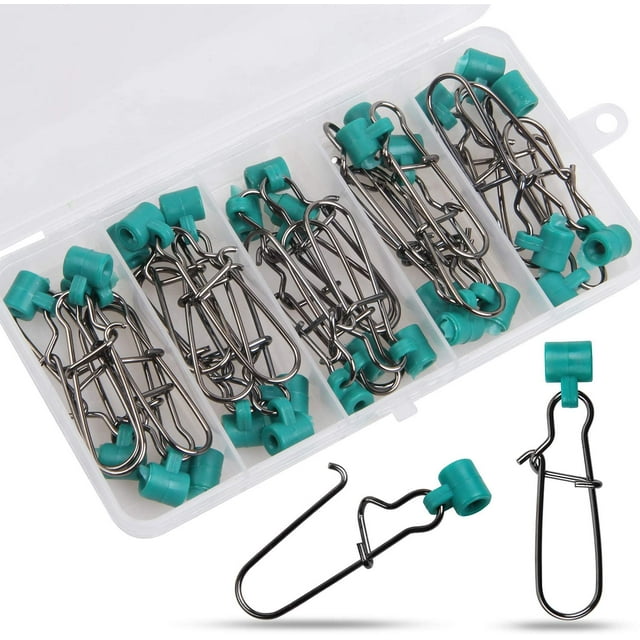 OROOTL Heavy Duty Sinker Slides Duo Lock Snaps 25pcs/Box High-Strength ...