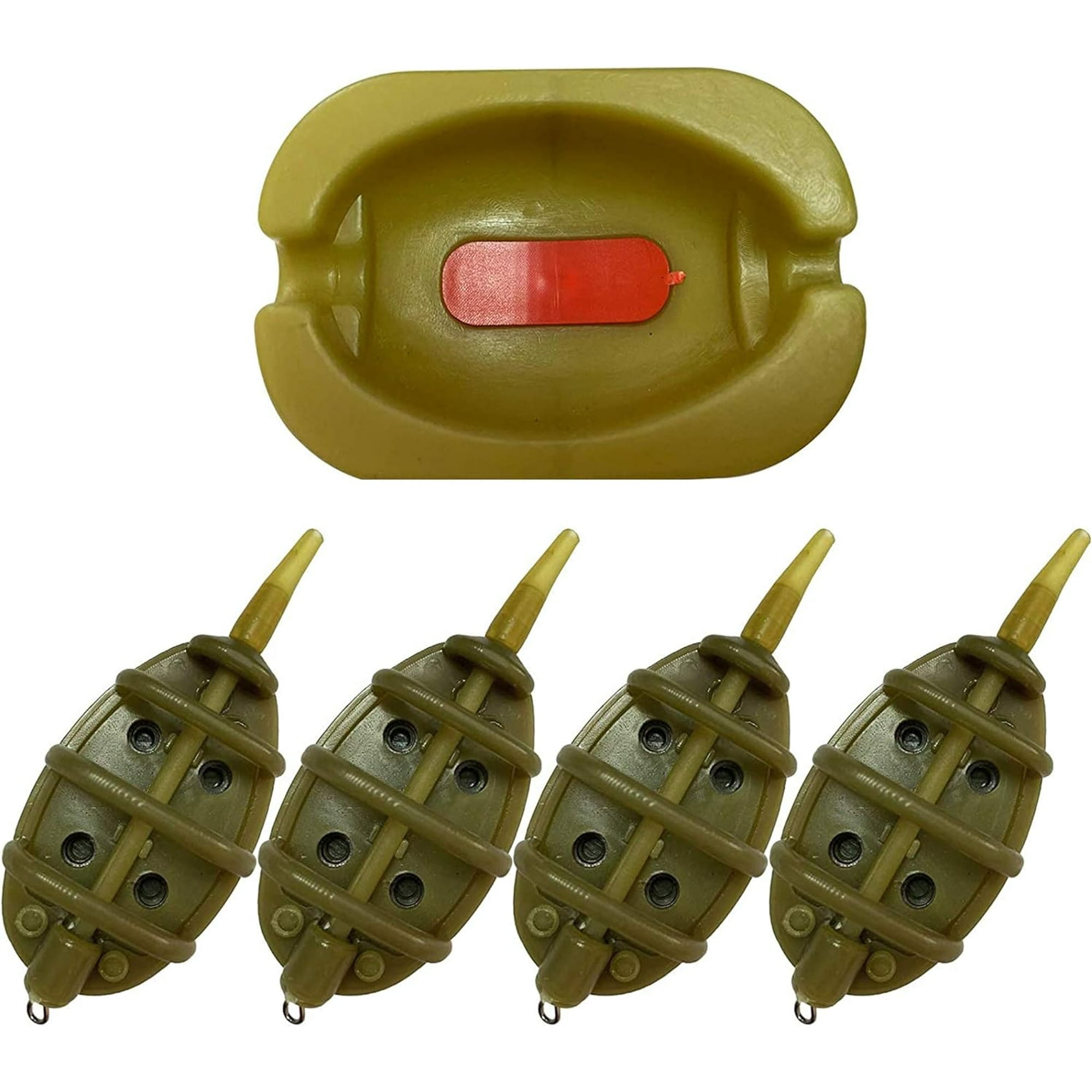 OROOTL Inline Method Carp Fishing Feeders Set with 1 Quick Release ...
