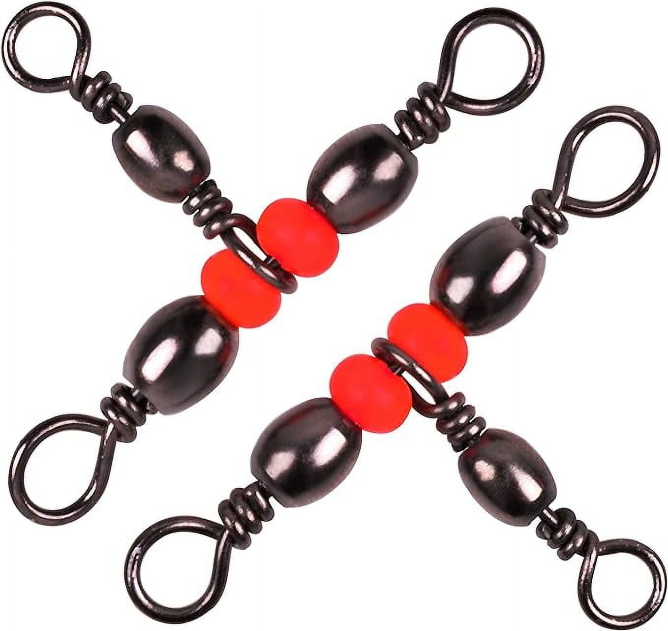 OROOTL T-Shape Three 3 Way Fishing Swivel Brass Barrel Triple Swivel ...