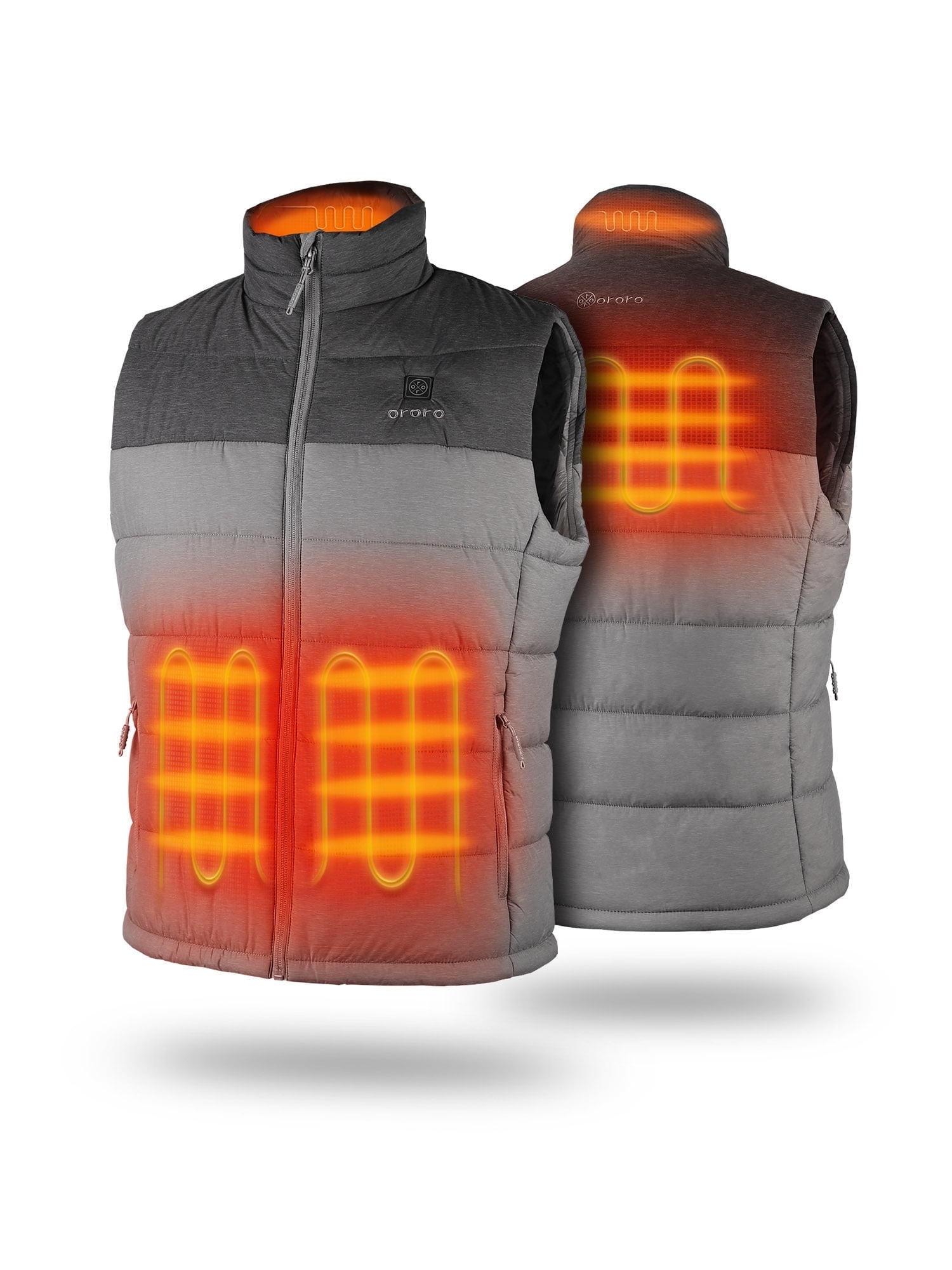 ORORO Heated Vest for Men with Battery, Battery Powered Heating Vest ...