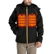 ORORO Men's Heated Fleece Vest with Battery, Fleece Heated Vest Base ...