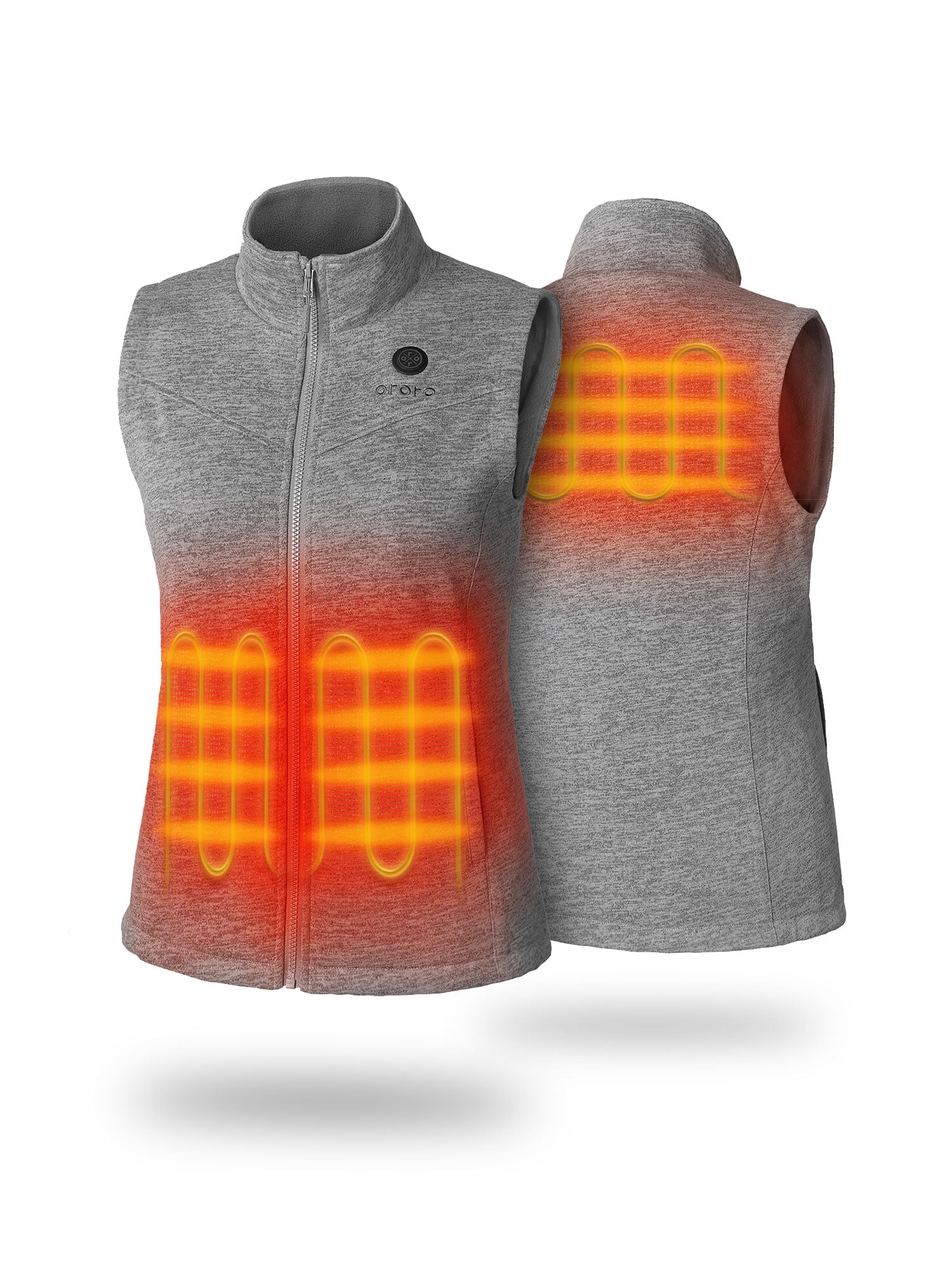 ORORO Women's Warming Heated Fleece Vest with Battery, Adult Operated ...