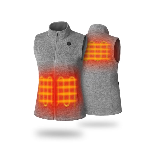 ORORO Women's Warming Heated Fleece Vest with Battery, Adult Operated ...