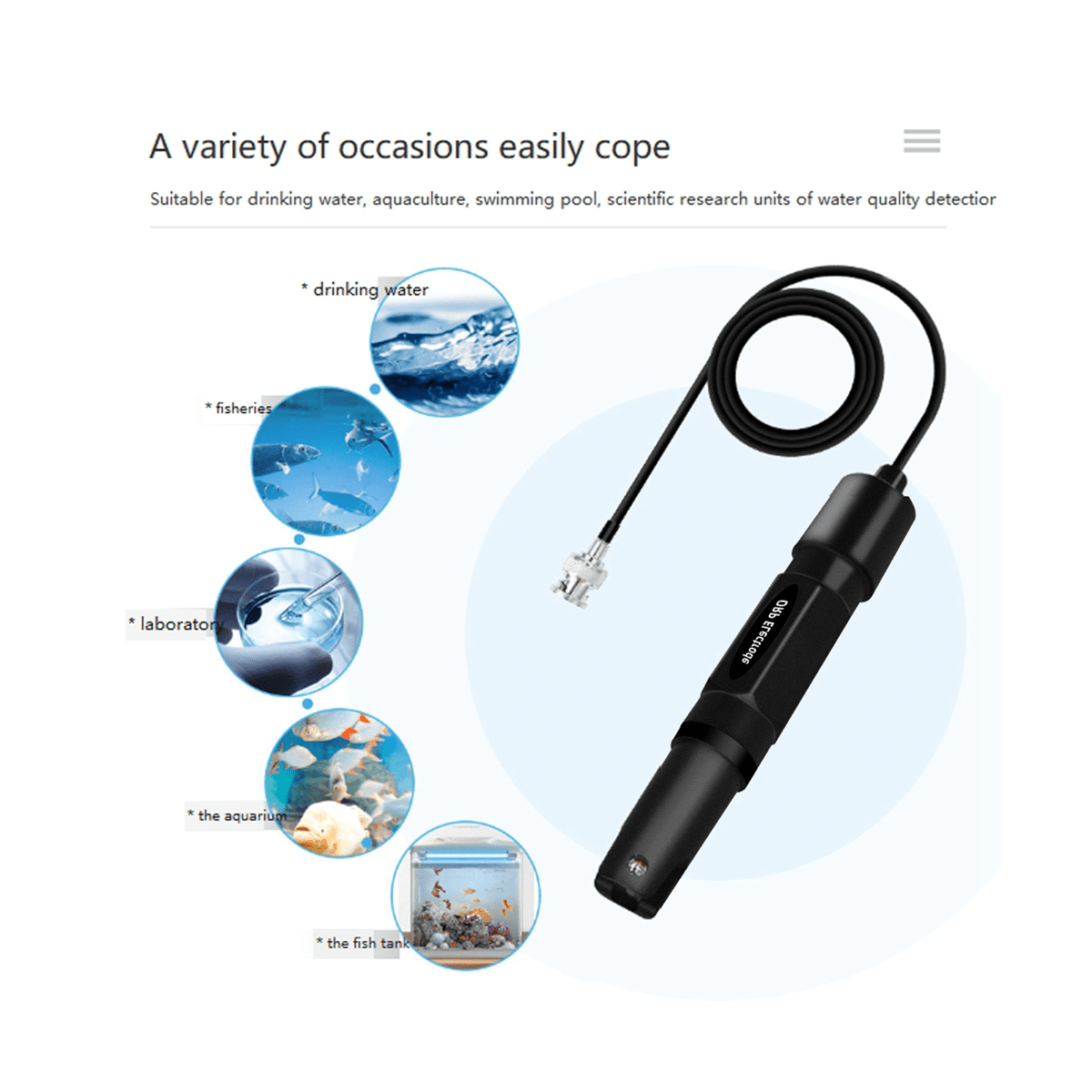 ORP Probe Electrode Sensor for Aquarium Hydroponic Laboratory Oxidation ...