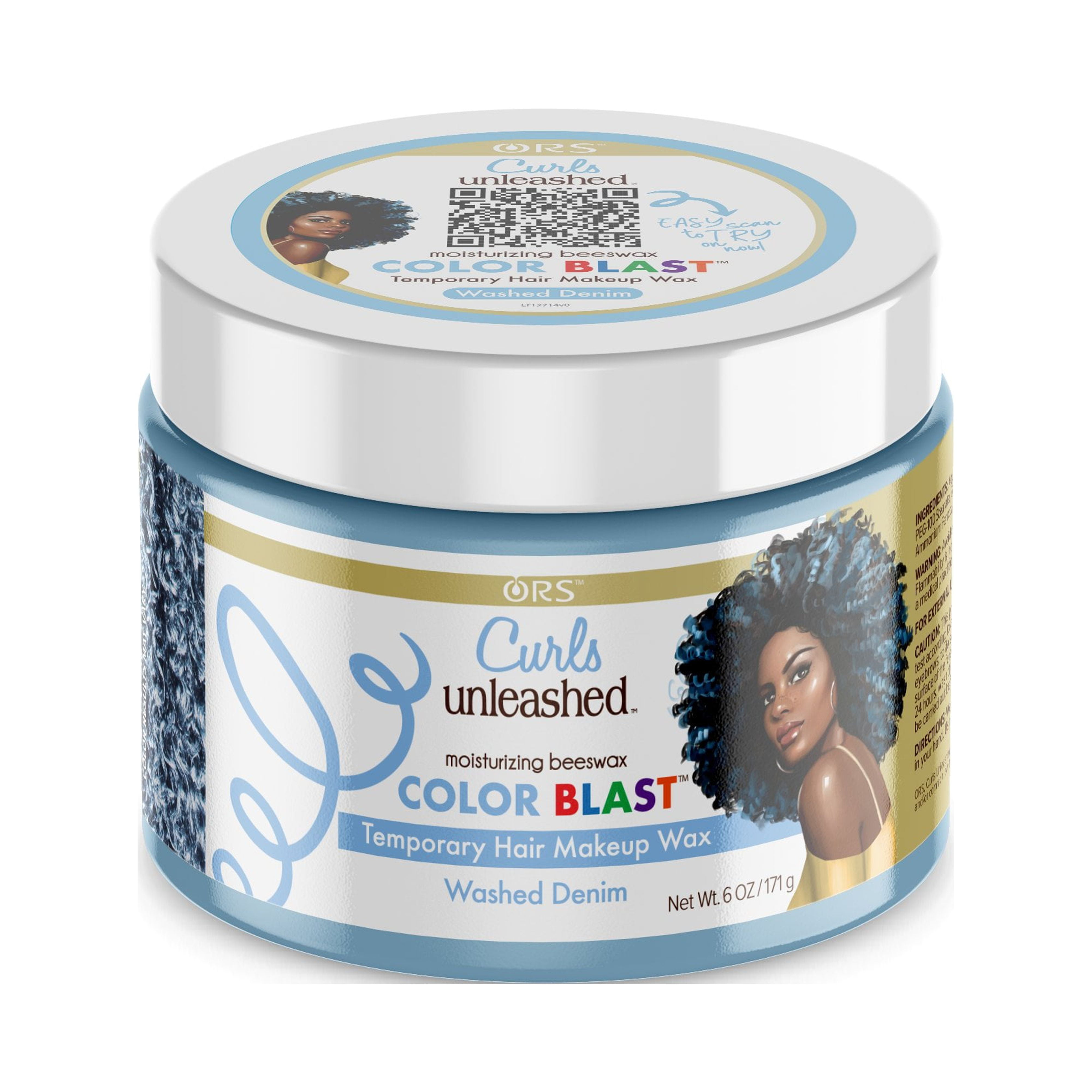 ORS Curls Unleashed Color Blast Temporary Color Wax, Infused with ...