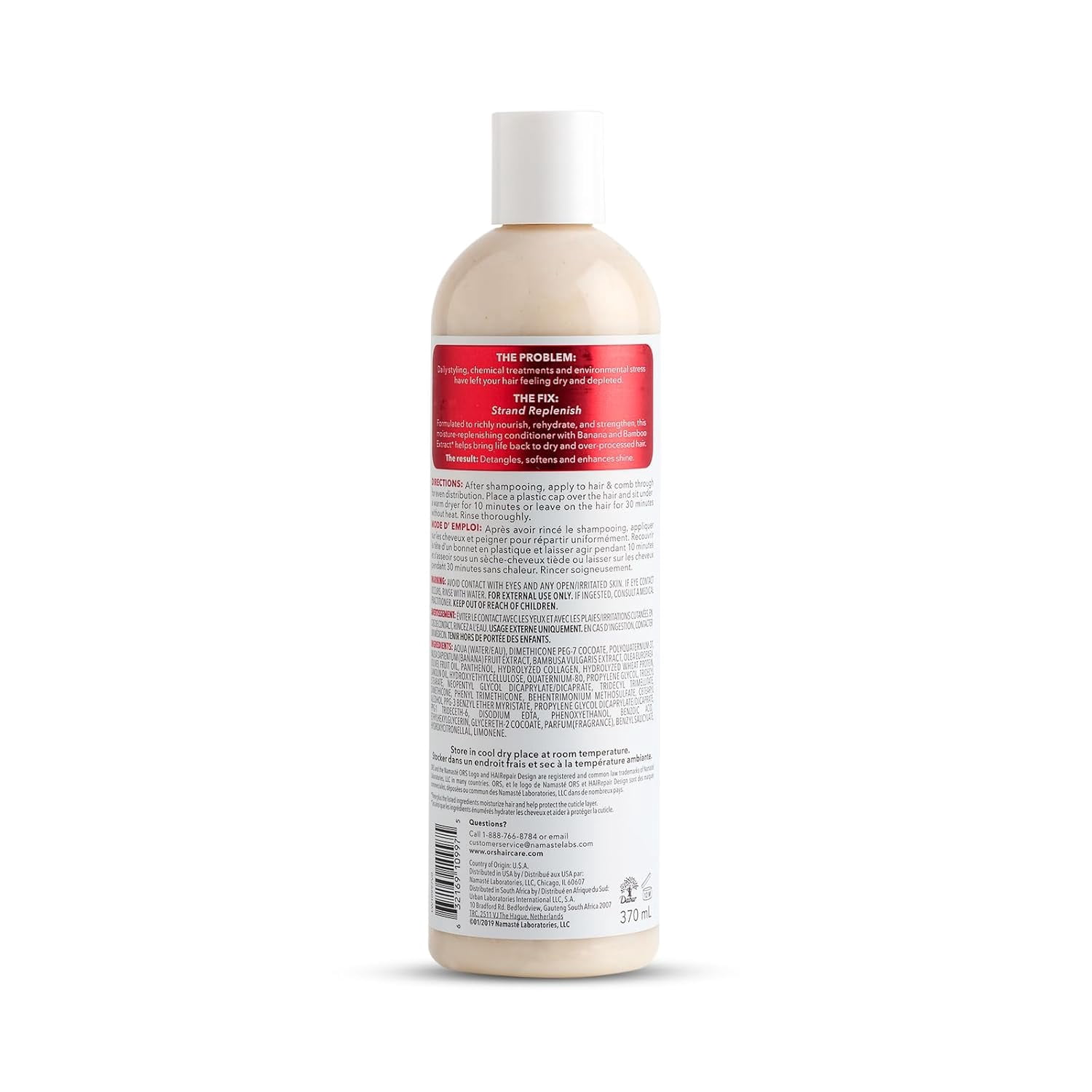 ORS HAIRepair Nourishing Conditioner with Banana and Bamboo, 12.5 Ounce ...