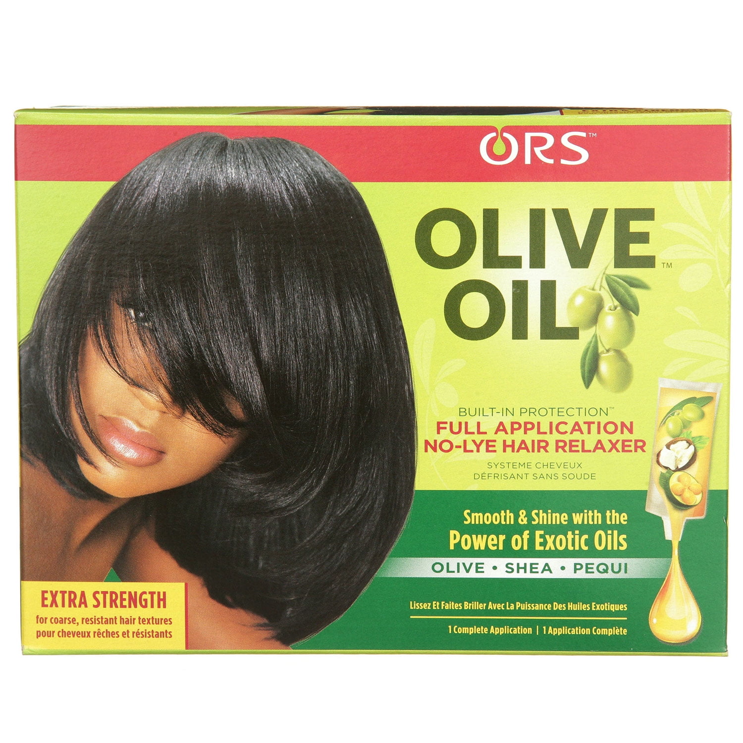 ORS Olive Oil Built-In Protection No-Lye Hair Relaxer, Pack of 6 ...