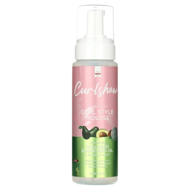 ORS Olive Oil Curlshow Alcohol-Free Curl Style Mousse for All Curl ...