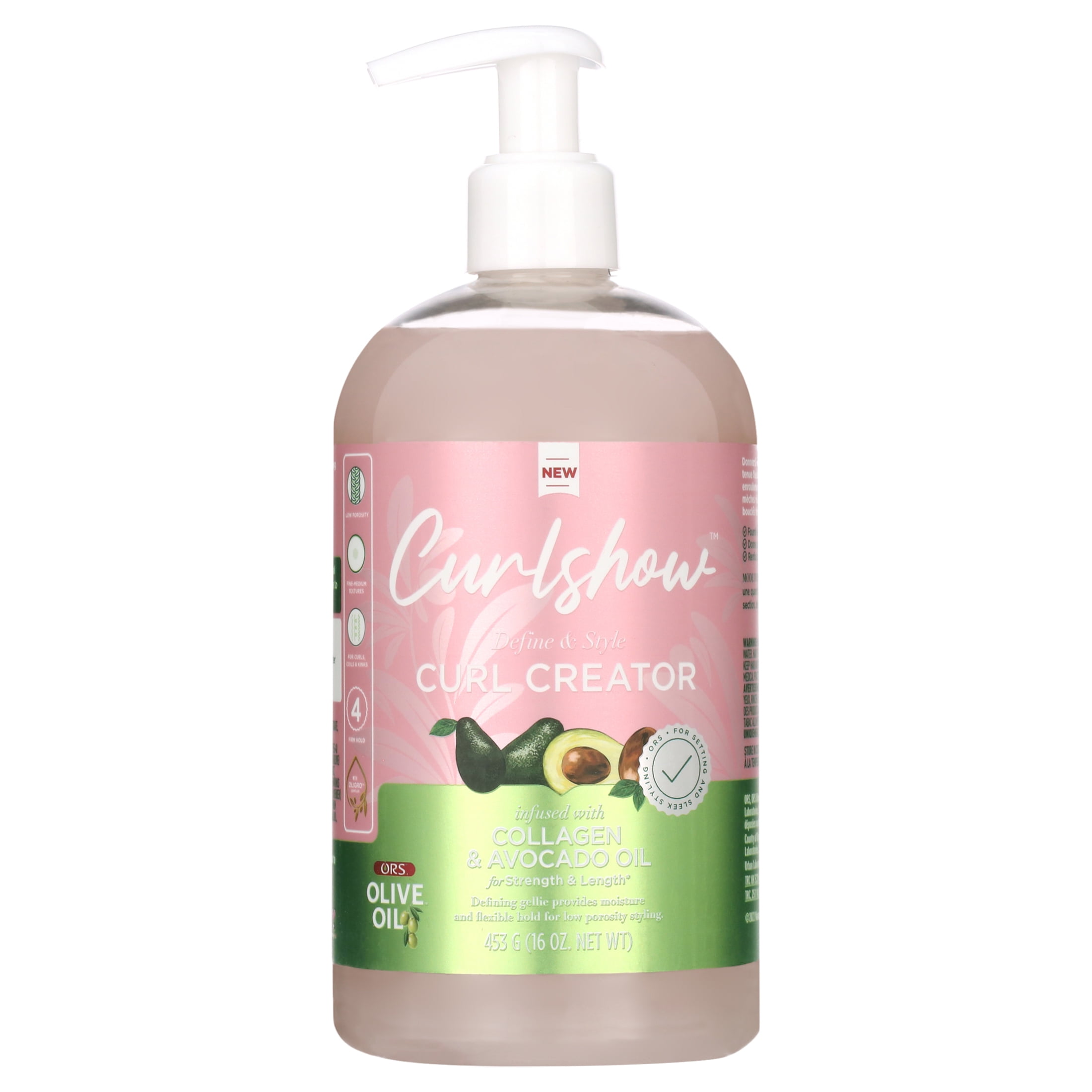 ORS Olive Oil Curlshow Curl Creator with Collagen & Avocado Oil, Hair ...