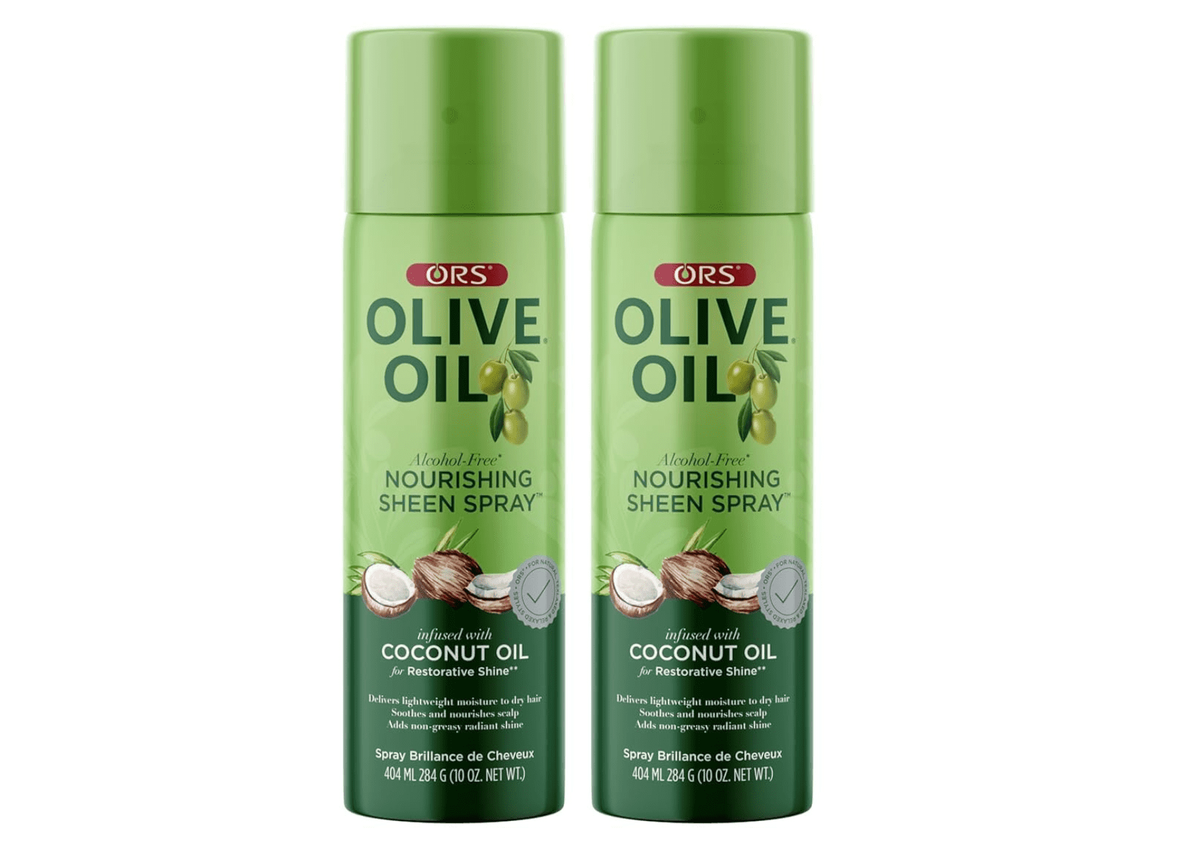 ORS Olive Oil Nourishing Sheen Spray infused with Coconut Oil (10 oz ...