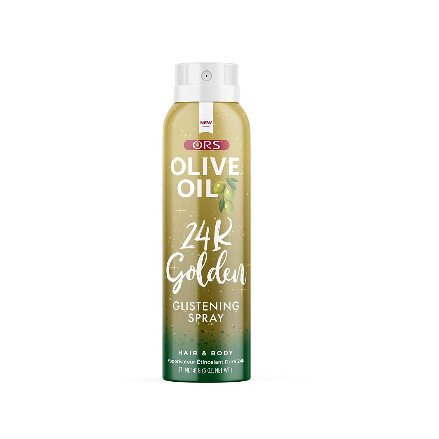 ORS Olive Oil Style & Shine 24K Golden Glistening Spray - Hair & Body ...