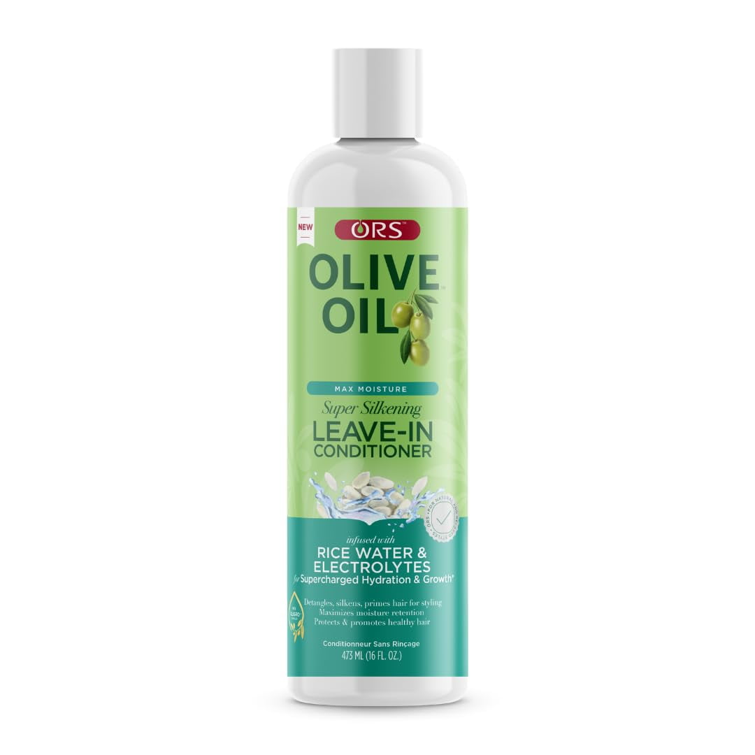ORS hair Olive Oil Conditioner Leave-In Super Silkening 16 Ounce (473ml ...