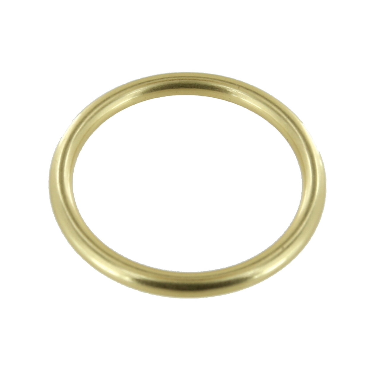 ORT Natural Brass, Thin O-Ring, Solid Brass-LL, Multiple Sizes ...