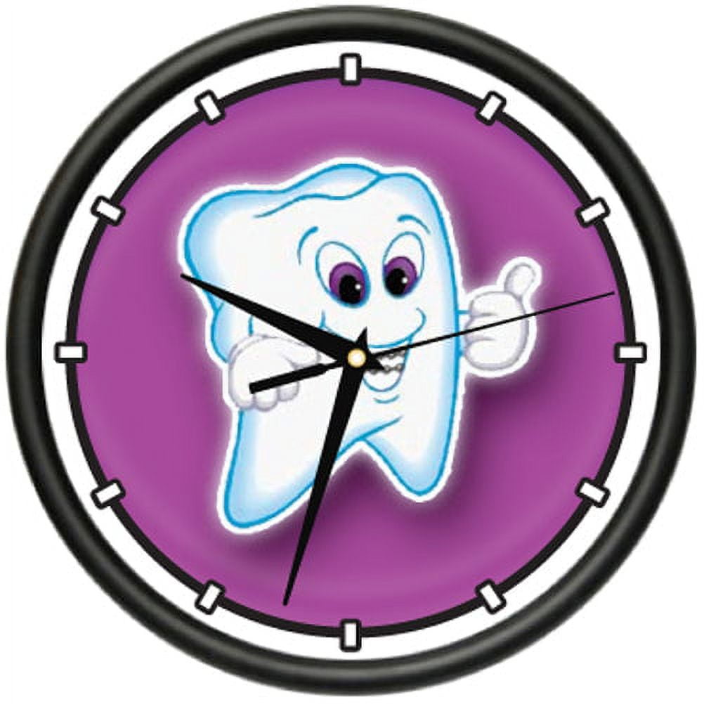 ORTHODONTIST Wall Clock mouth teeth tooth dentist dental gag gift ...